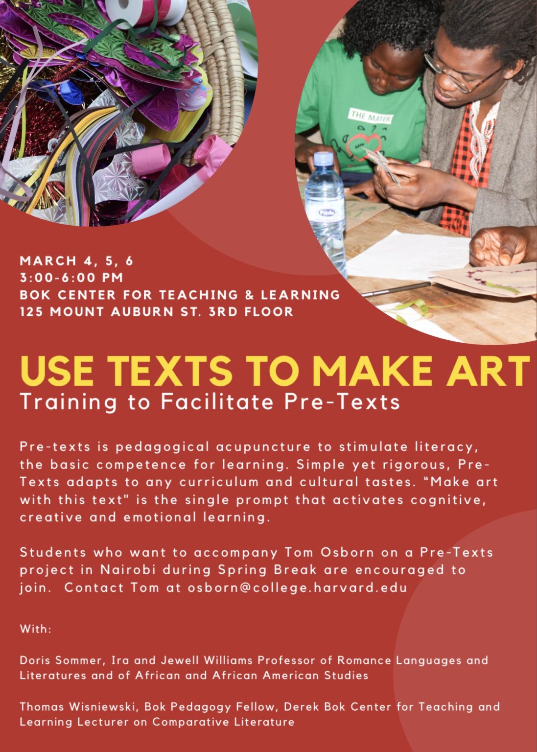 Bok Center - Pre-texts